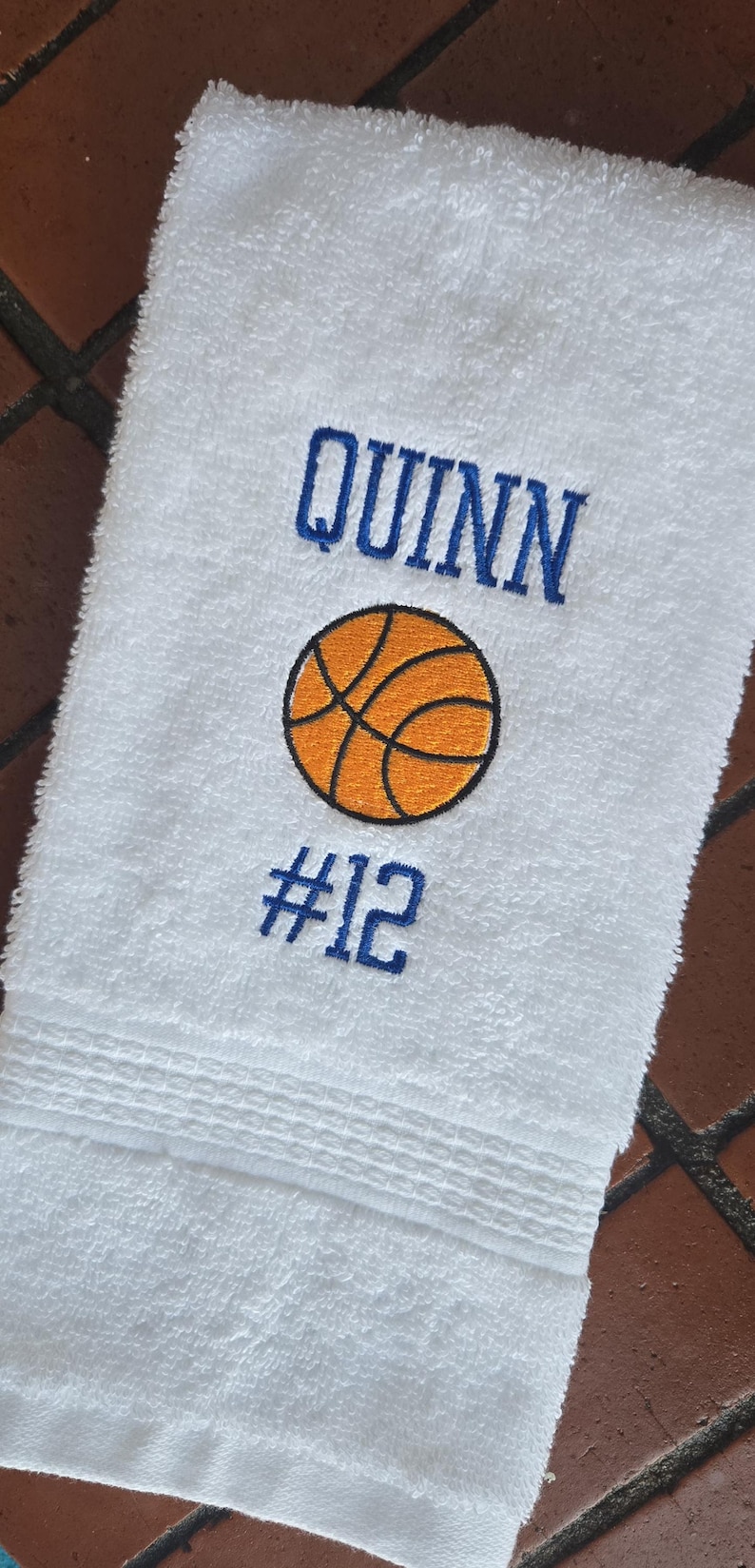 Personalized Basketball Towel: Embroidered Gym Sports Towel - Etsy