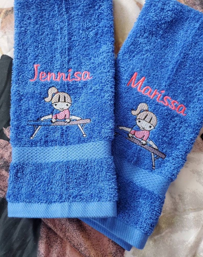NEW Personalized Gymnast Sweat Towel, Gymnastics Gifts, Sports Towel - Etsy
