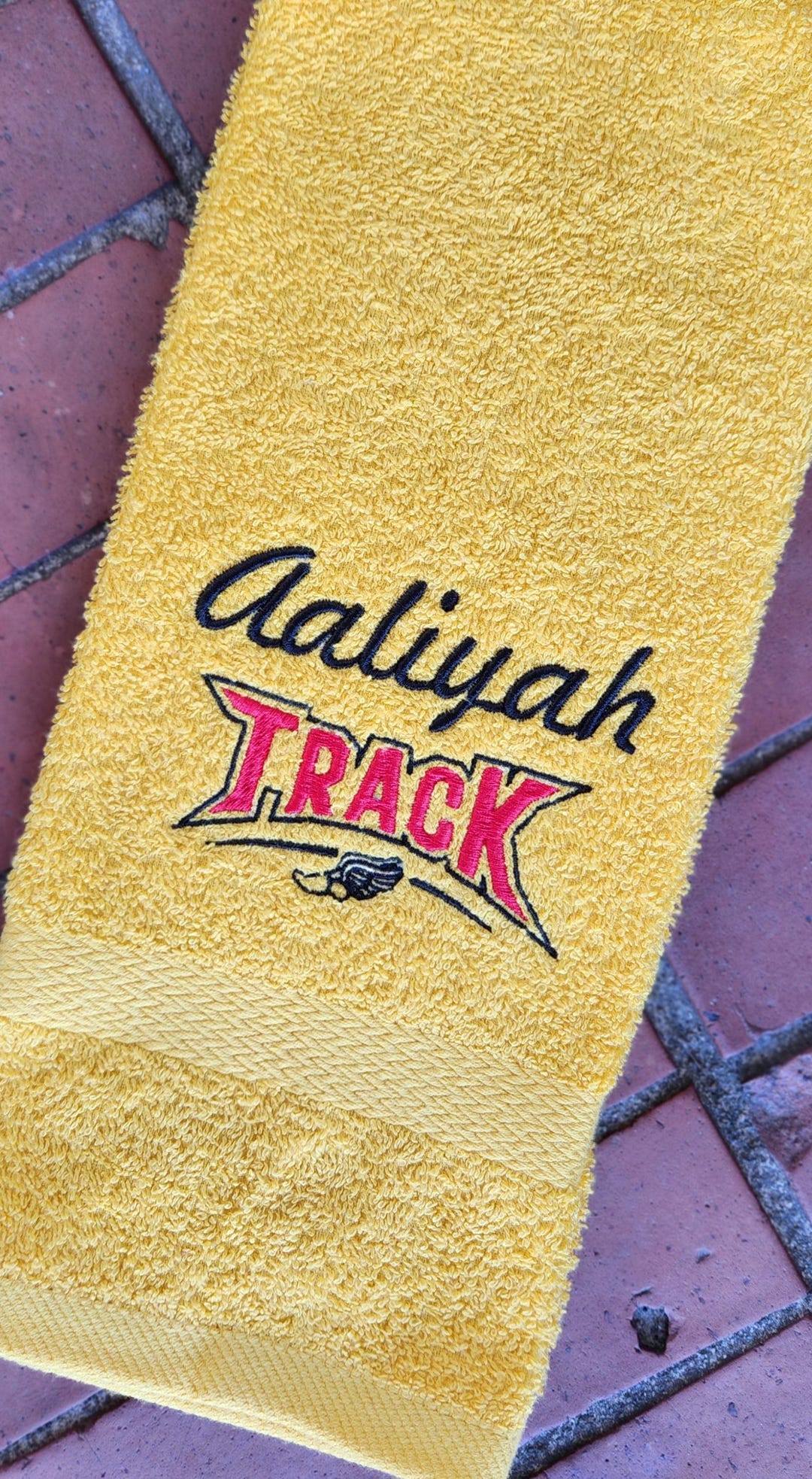 Track Personalized Sweat Towel, Team Player Sweat Towel, Gym Towel ...