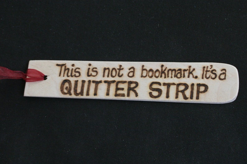 Funny Bookmark - Pyrography Wooden Bookmark Tag or Label Unique Gift ...