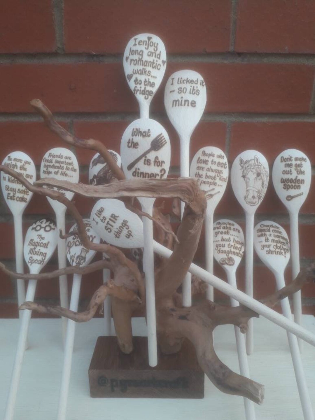 Wooden Spoon With Pyrography Design - Funny Gift Comedy Spoon ...