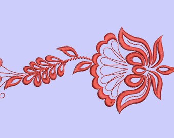 Digital embroidery embroidery design embroidery file flower | Etsy