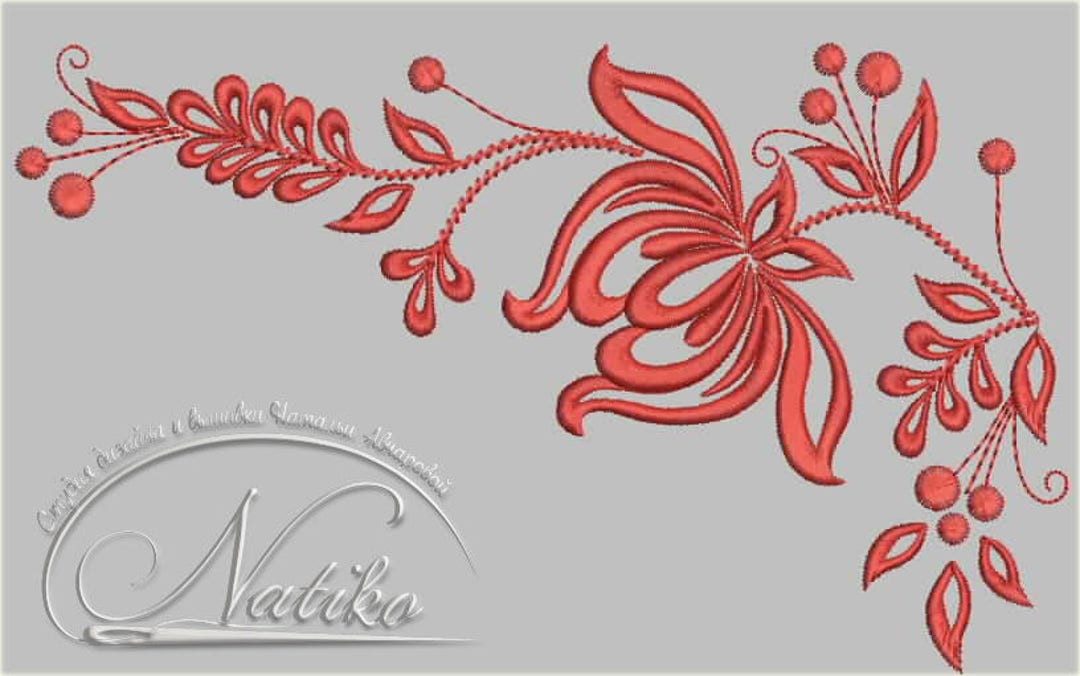 Embroidery Design, Digital Embroidery, Embroidery File, Flower ...