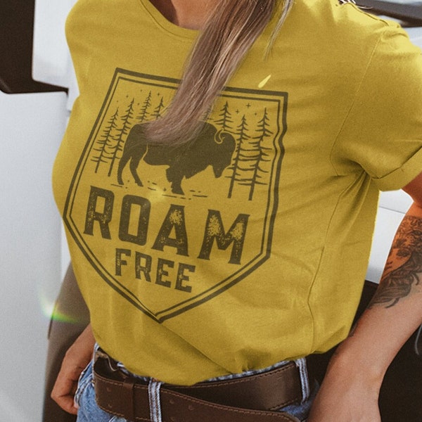 Buffalo Roam T Shirt - Etsy