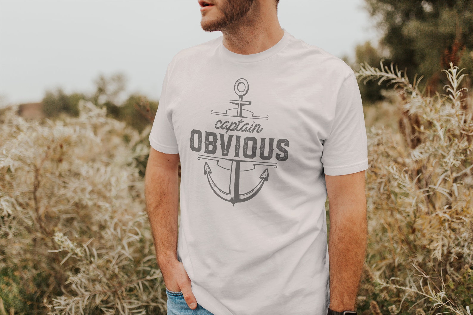 Captain Obvious T Shirt // Gift for Nautical Lovers // Funny - Etsy