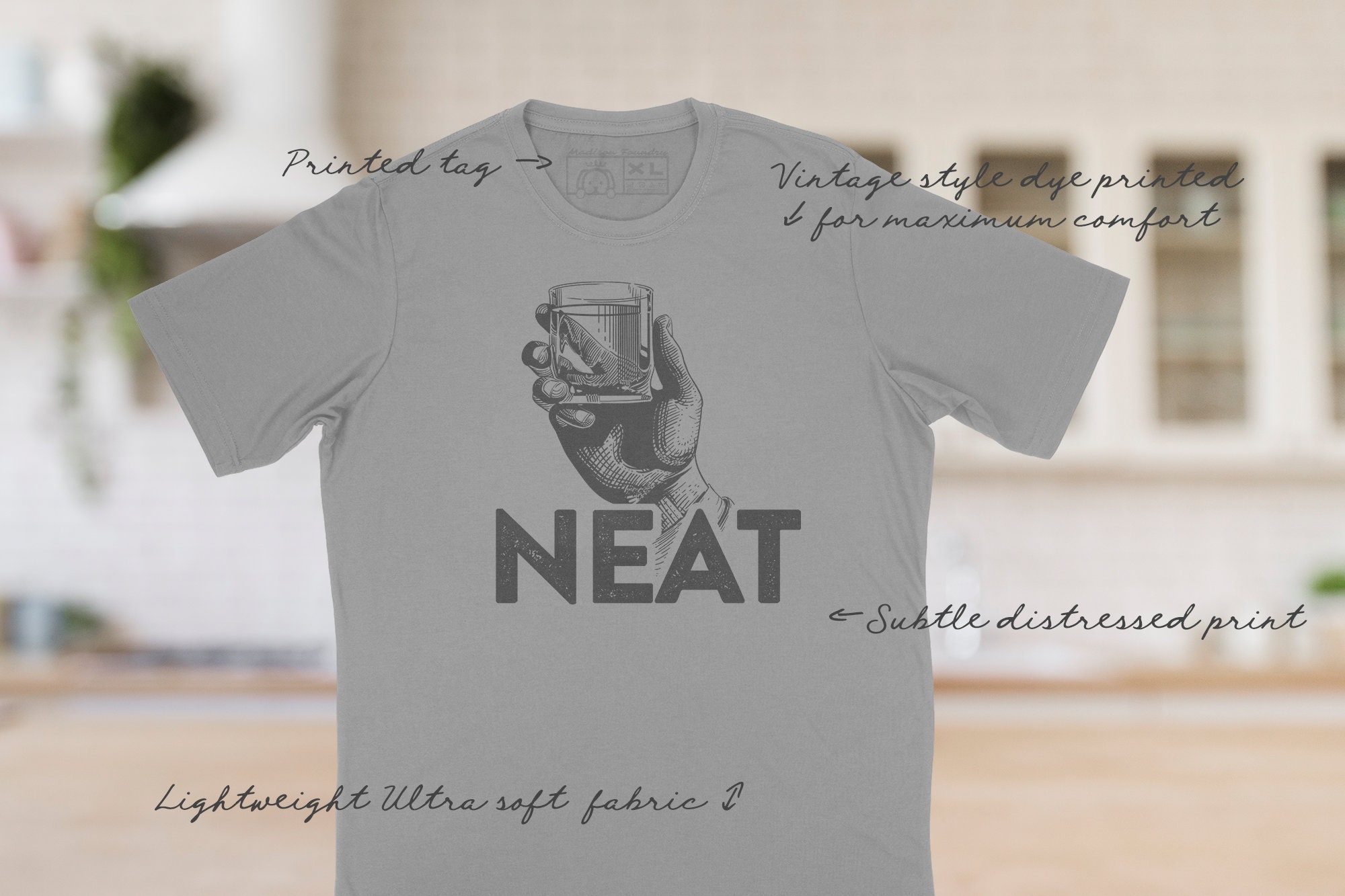 Drink Alcohol Neat T Shirt, Alcohol Lovers Tee, Bourbon Drinker Present ...