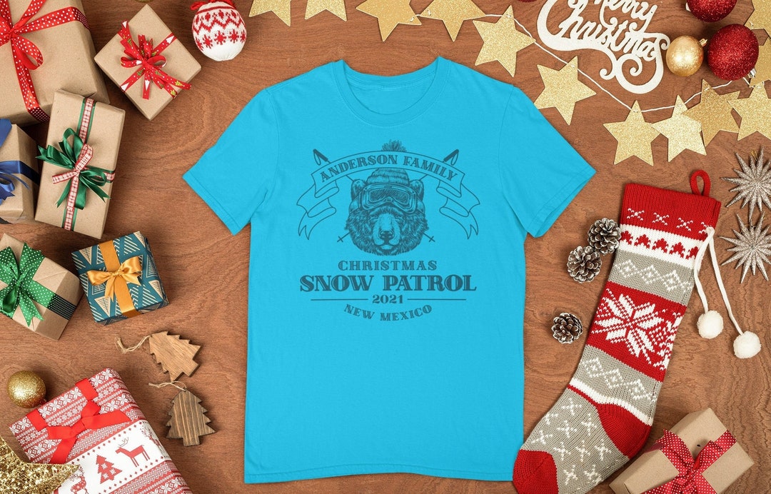 Personalized Ski Patrol Family Shirts, Matching Christmas Morning ...