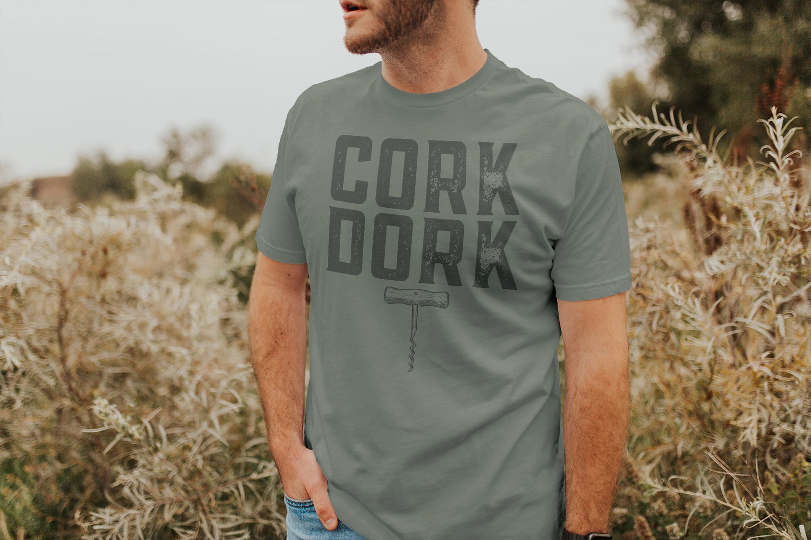 Cork Dork T Shirt, Gift for Wine Lovers, Corkscrew Tee, Wine Nerd ...