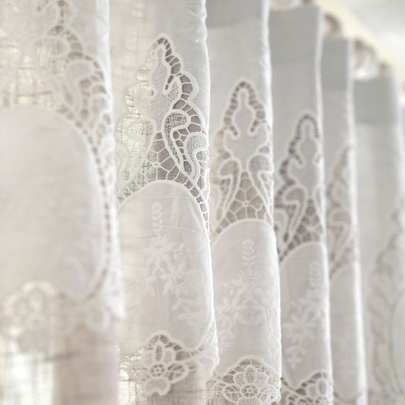 French Lace Curtains - Etsy