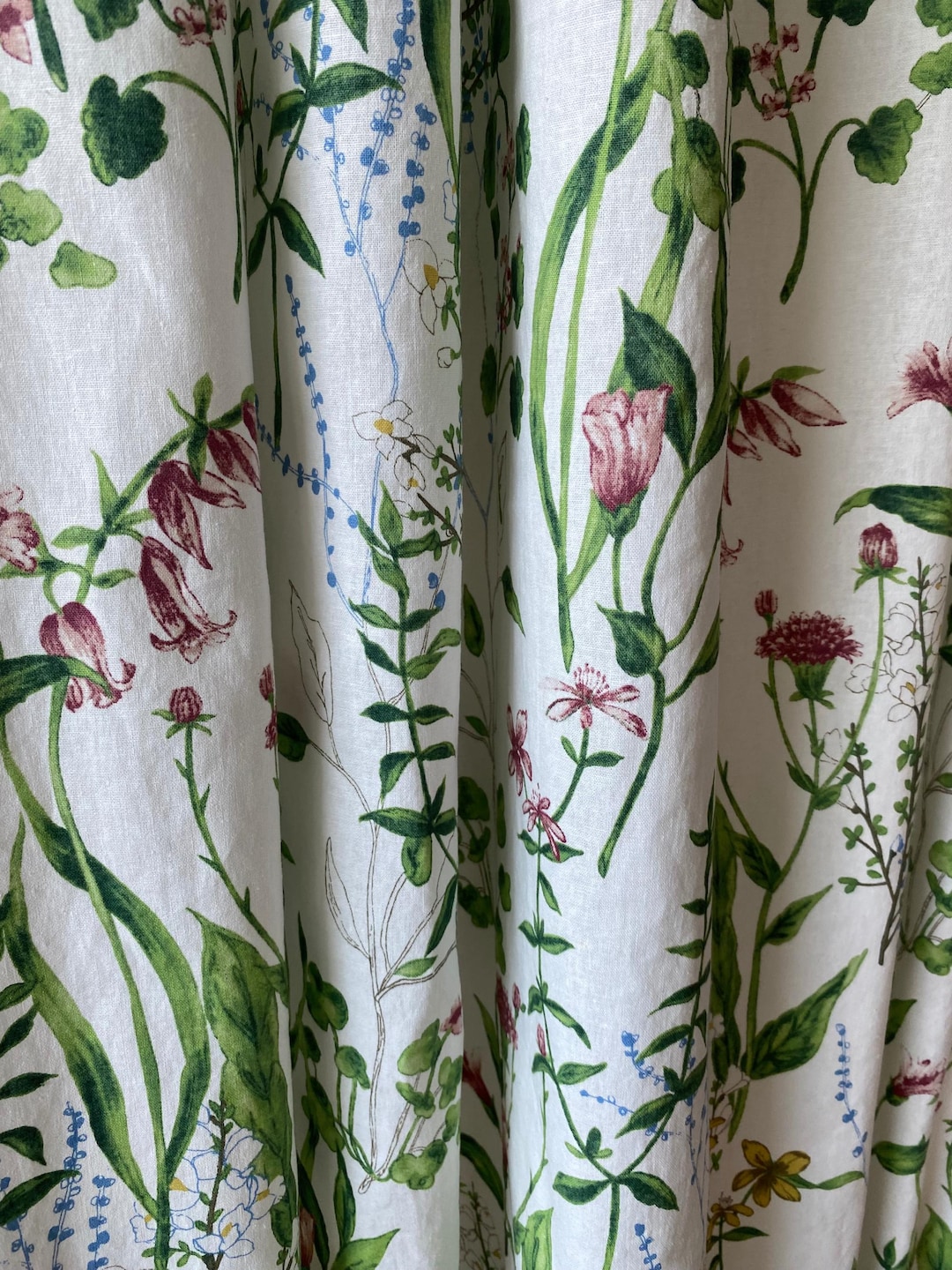 Bedroom Panel Living Room Nature Flower Pattern Plant Farmhouse ...