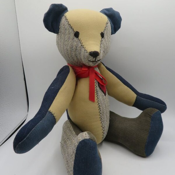 Patchwork Bear - Etsy