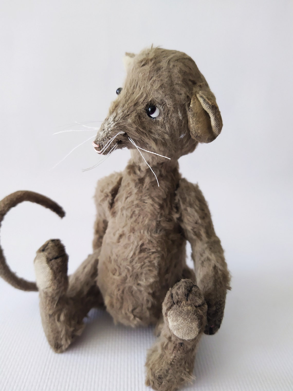 Mr.ratatouille Rat Teddy Artist Collectible Stuffed Toy Mouse - Etsy