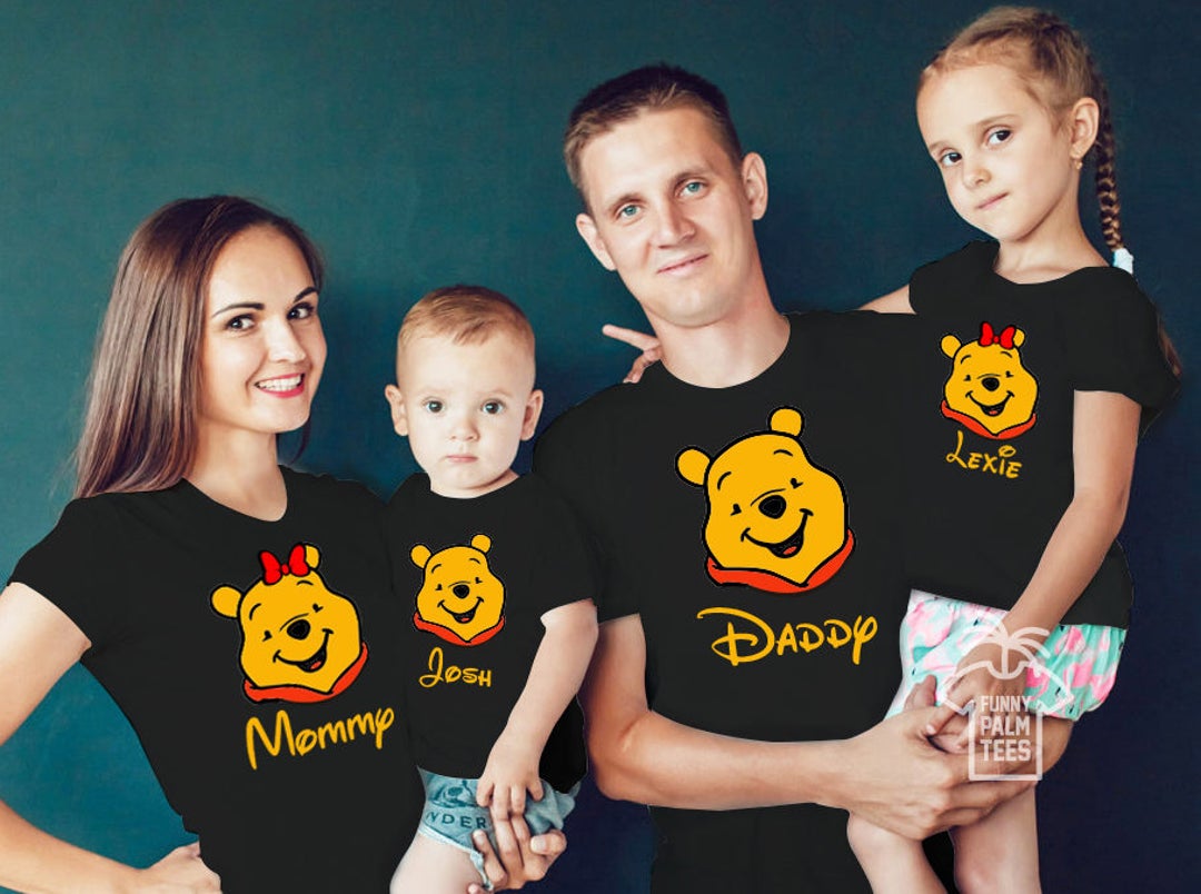 Family Matching Shirts,family Outfits,bear Shirts,customized Family ...