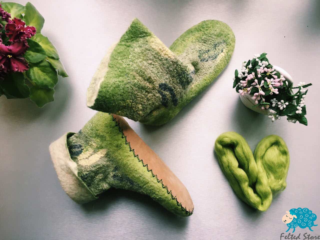 Felted Slipper Socks Baby Socks Kids Socks Comfortable Socks funny ...