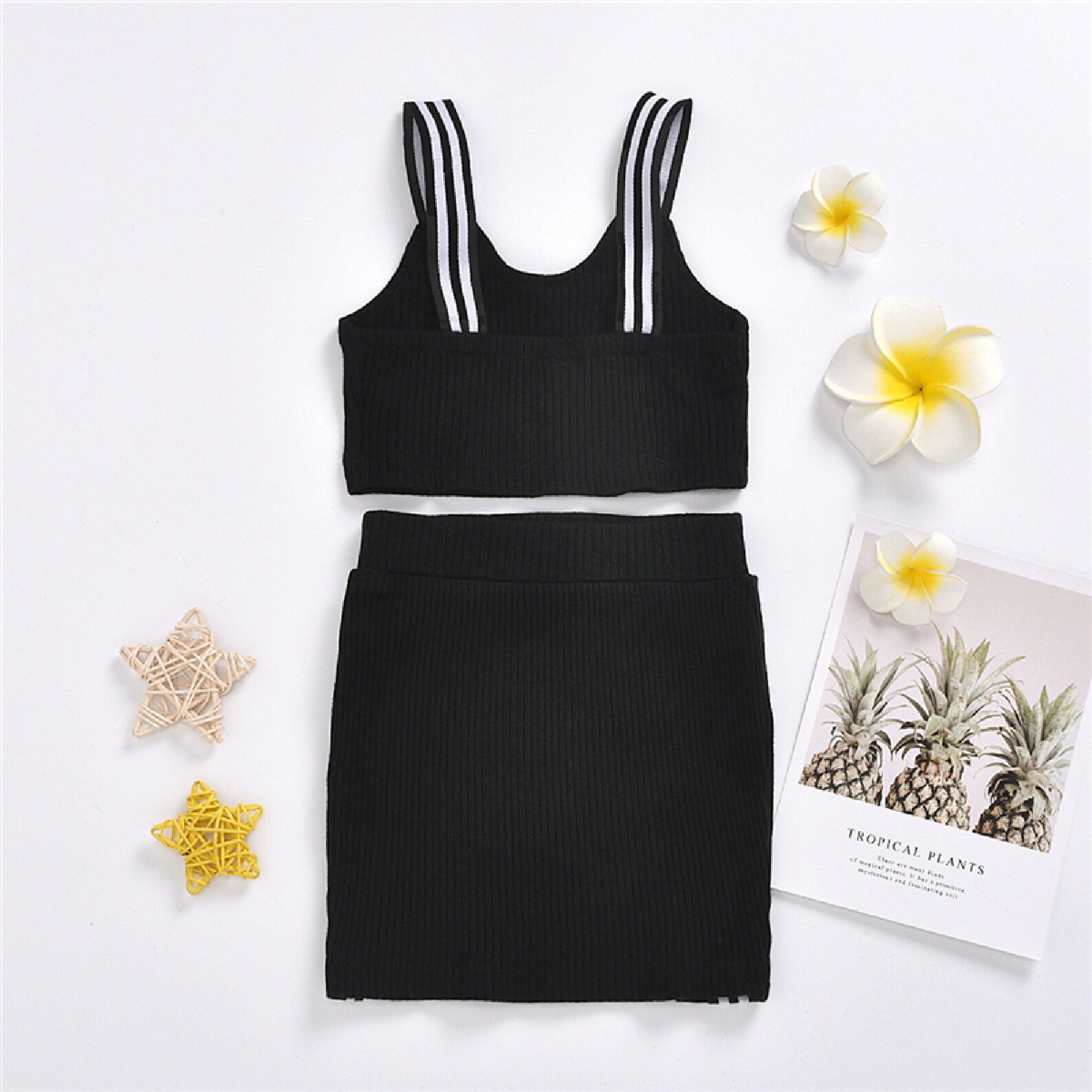 Girls Skirt and Top Set Girls Clothing Set Kids Sporty Clothes Set ...