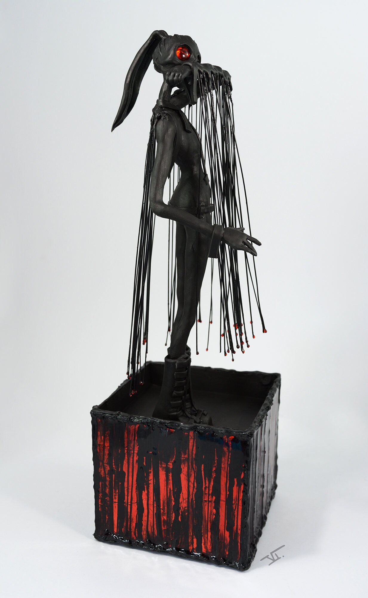 Vampire, Sculpture Cold Porcelain Original and Unique Piece of Art by ...