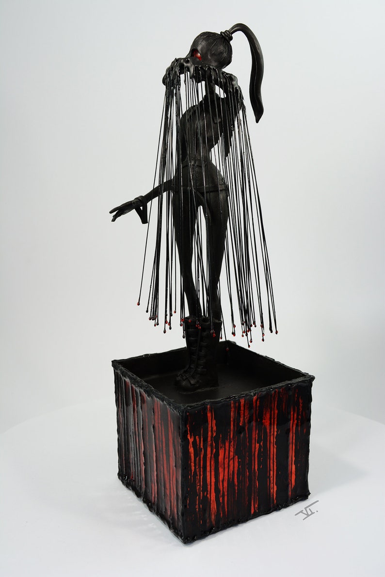 Vampire, Sculpture Cold Porcelain Original and Unique Piece of Art by ...