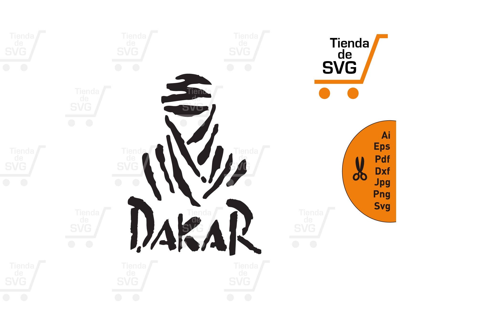 dakar svg carrera svg rally svg rally dakar svg silueta | Etsy
