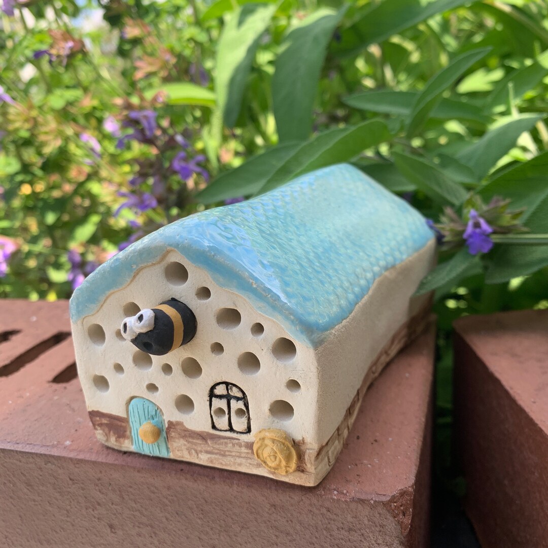 Bee Stone Bee House Wild Bee Hotel Insect Hotel - Etsy