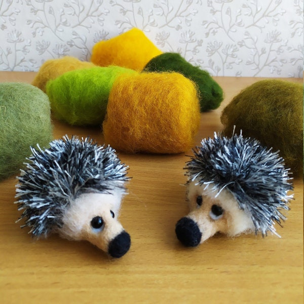 Needle Felt Hedgehog - Etsy