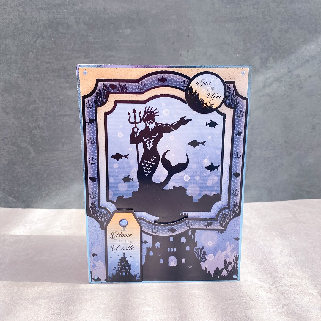 Merman King of the Sea New Home Card King of the Castle - Etsy