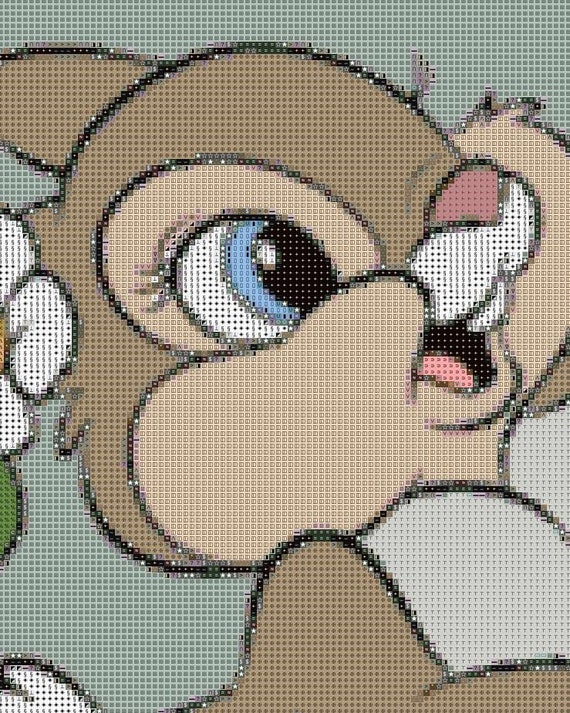 DMC cross stitch pattern Disney cross stitch Rabbit cross stitch ...