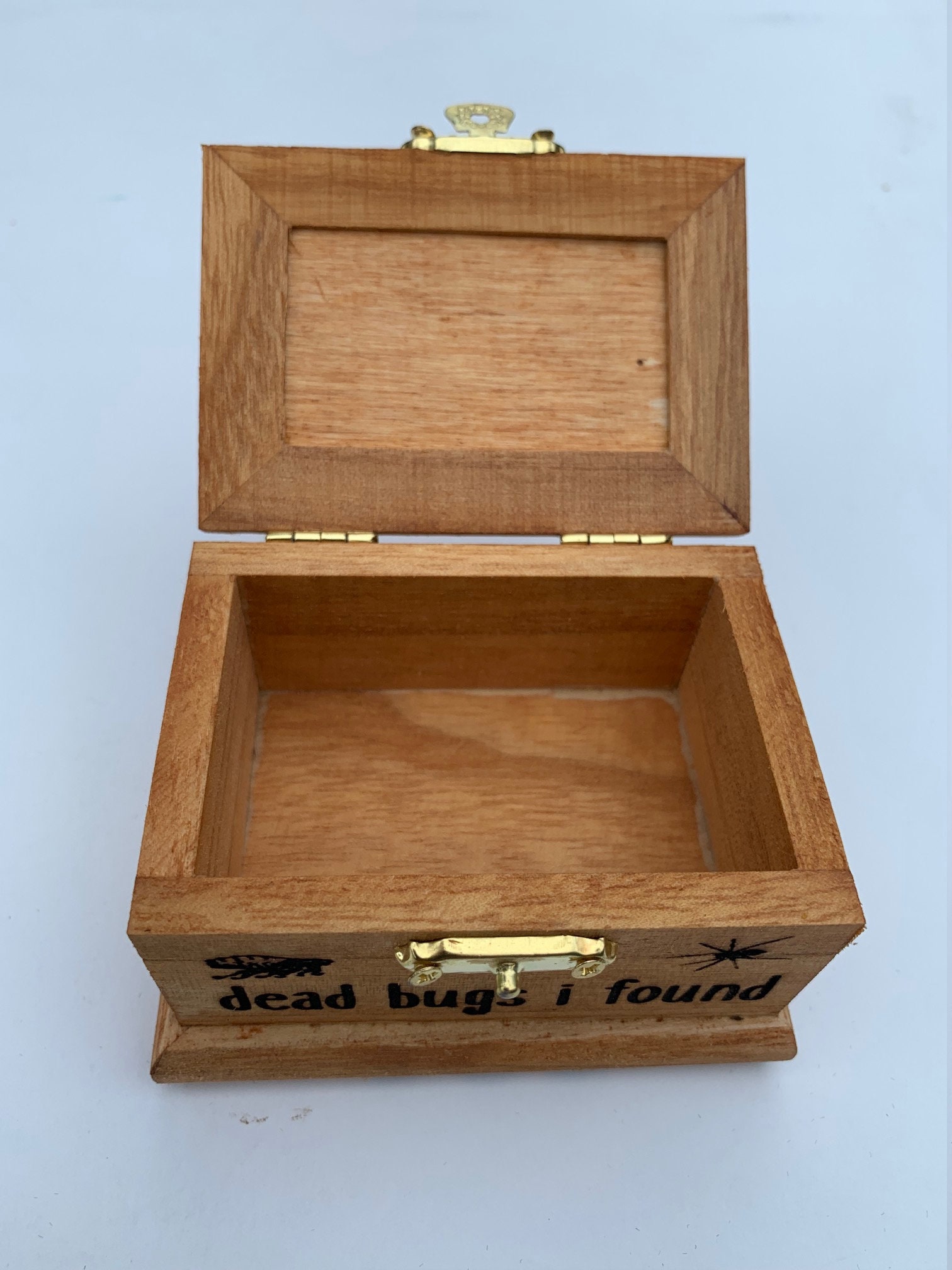 Dead Bugs I Found Funny Wooden Keepsake Jewelry Box - Etsy