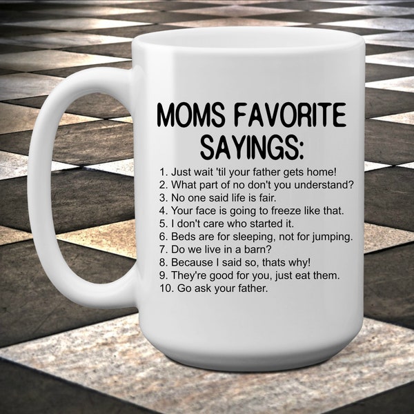 Mugs With Sayings Etsy