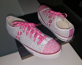 Breast Cancer Converse - Etsy