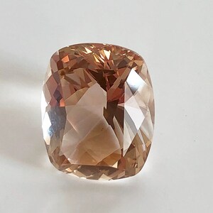Imperial Topaz 16x11 Mm 13.3 Ct Sherry Topaz Cushion Champagne Topaz ...