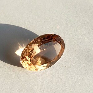 Imperial Topaz 17х12 12 Ct Sherry Topaz Oval Topaz Unheated Untreated ...