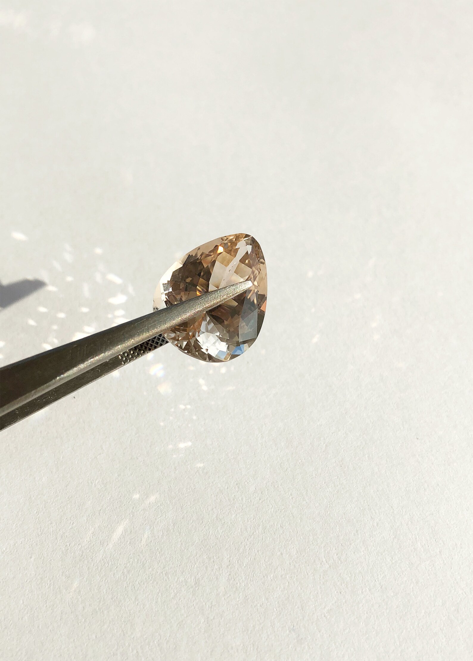 Imperial Topaz 19х15 17.3 Ct Sherry Topaz Pear Champagne Topaz - Etsy