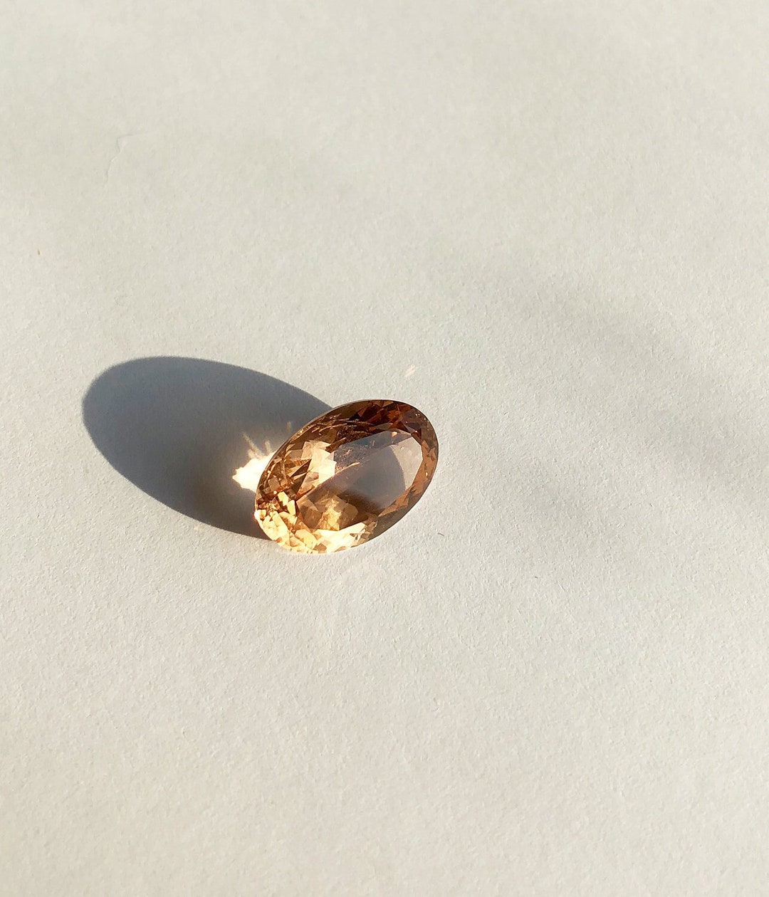 Imperial Topaz 17х12 12 Ct Sherry Topaz Oval Topaz Unheated - Etsy