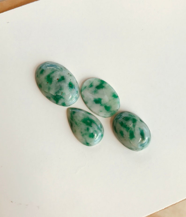 Natural Gemstone Jade 13 Ct 6.8 Ct 5.9 Ct Cabochon Jade Gem - Etsy