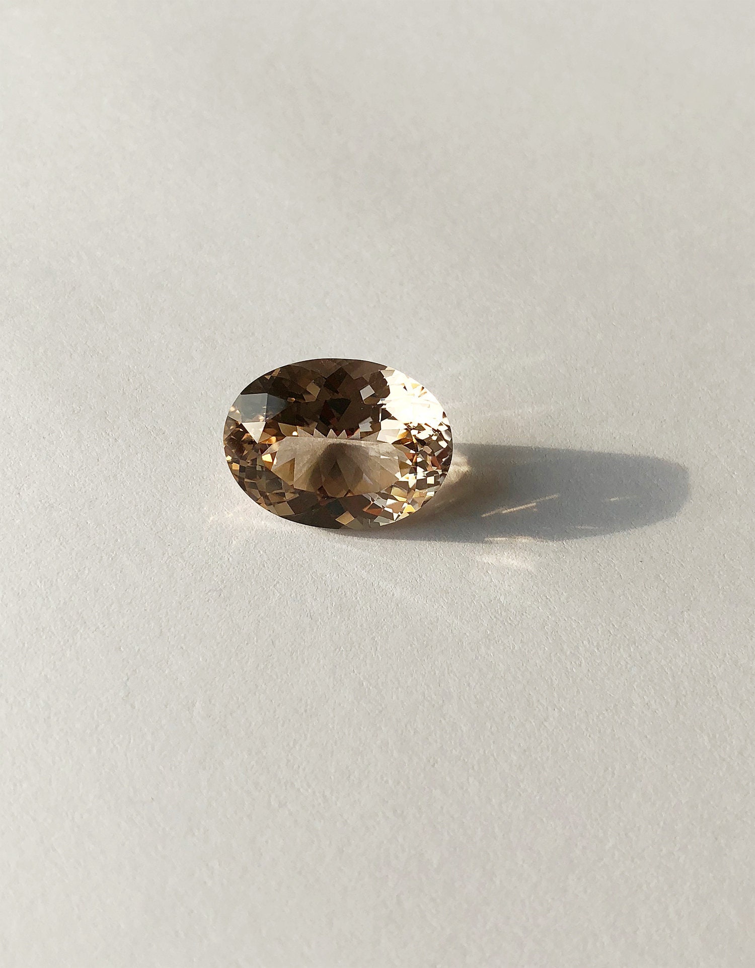 Imperial Topaz 20х15 22.9 Ct Sherry Topaz Oval Topaz Champagne - Etsy
