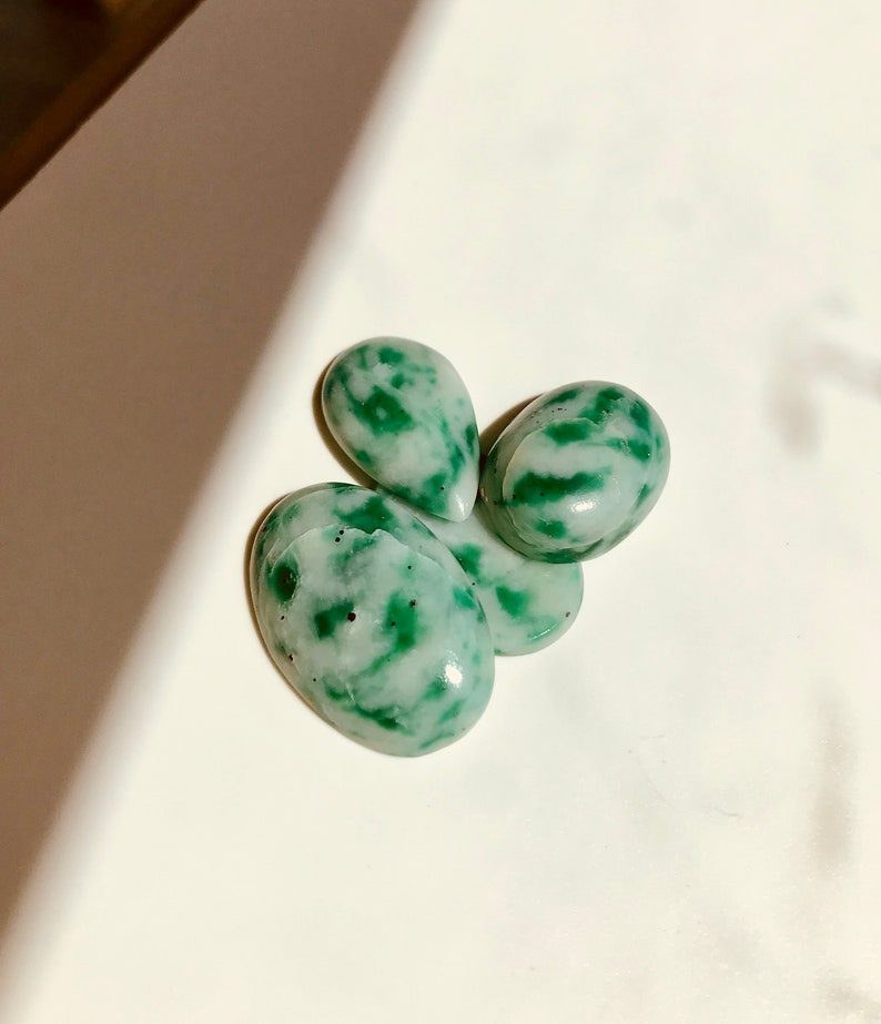 Natural Gemstone Jade 13 Ct 6.8 Ct 5.9 Ct Cabochon Jade Gem - Etsy