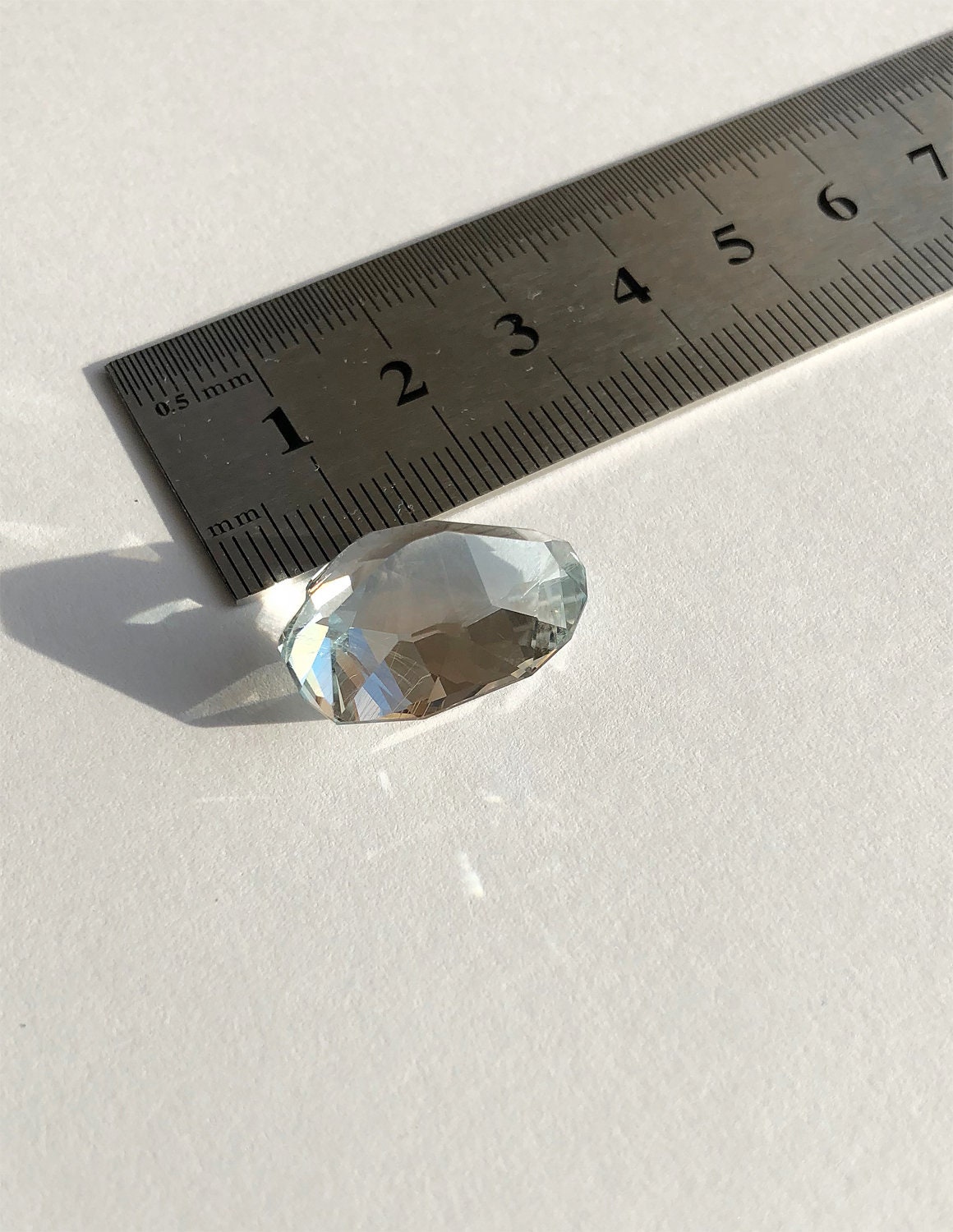 Topacio natural 21х16х12 26.1 ct Topacio azul cielo sin - Etsy España