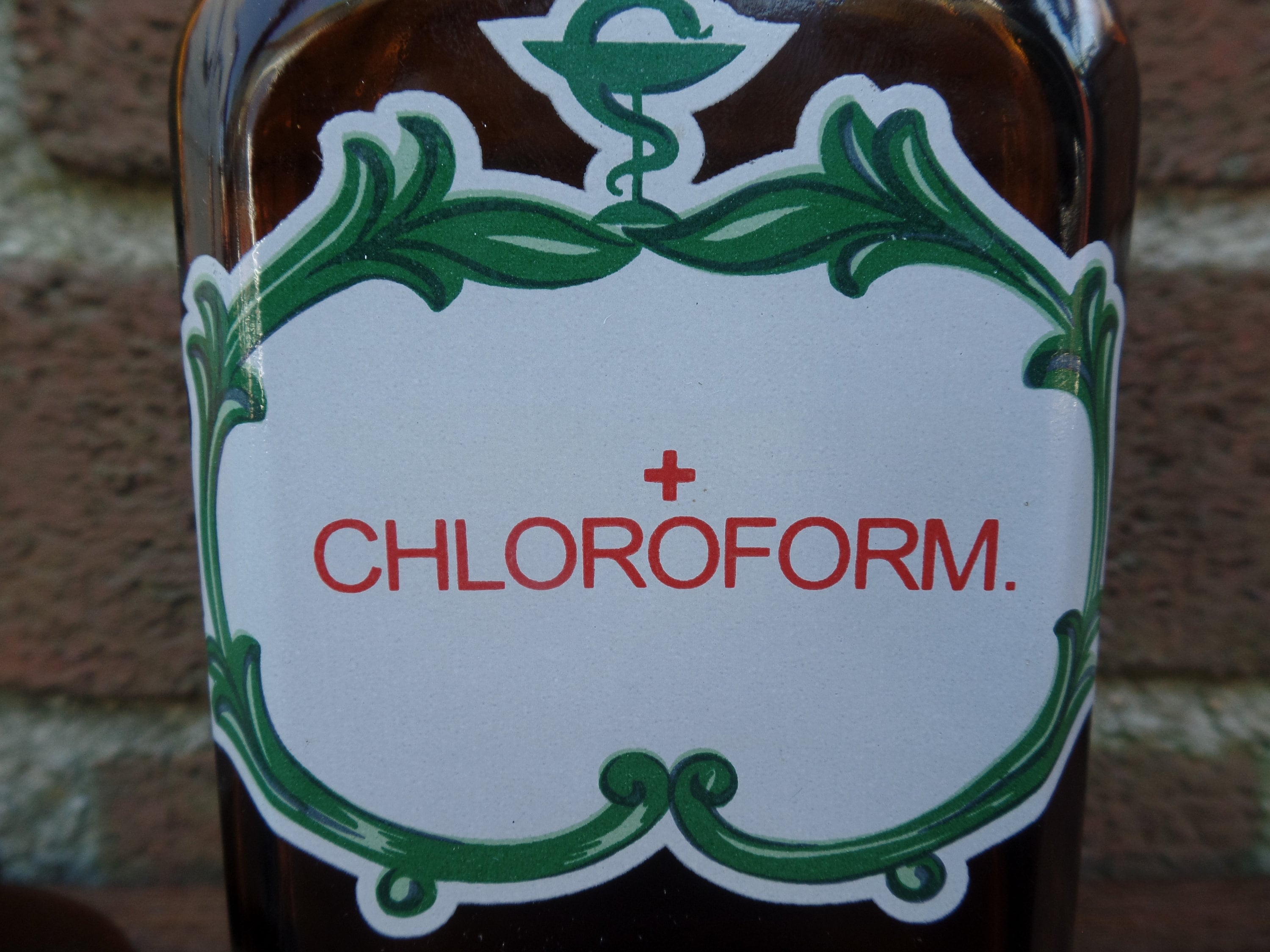 Antique Chloroform Bottle - Etsy