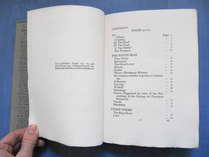 Rupert Brooke: the Collected Poems 1919 Riccardi Limited Edition ...