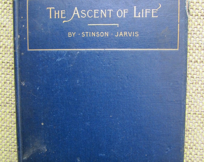 Stinson Jarvis: the Ascent of Life 1894 First Edition VERY RARE - Etsy