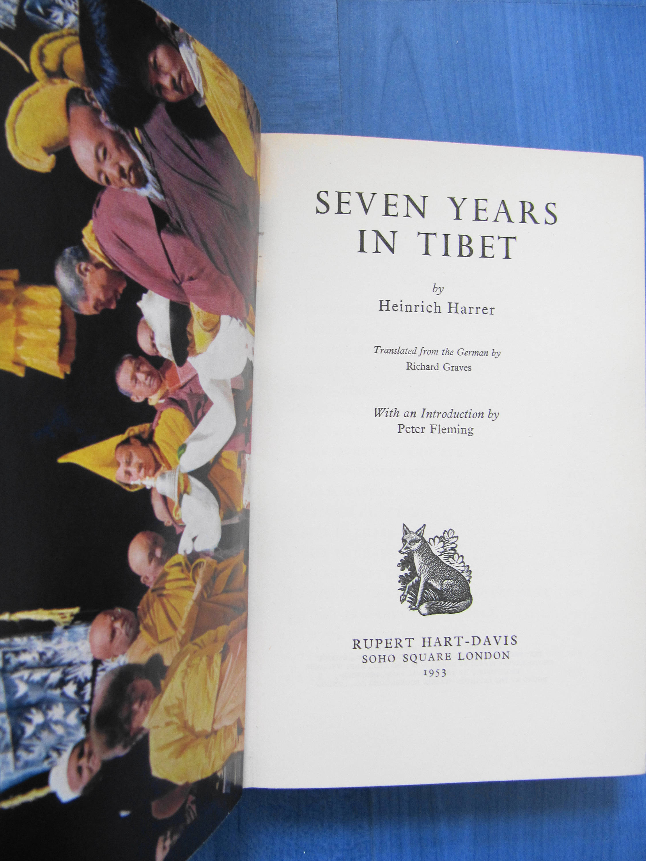 Seven Years in TIBET by Heinrich Harrer First UK Edition of Best Seller ...