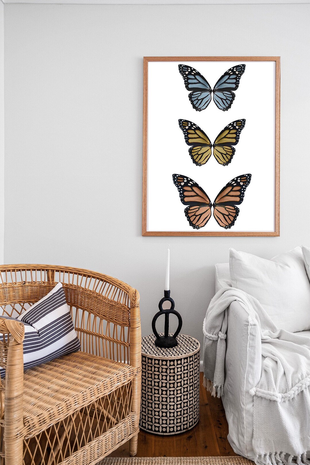 Butterfly Wall Art Printable, Kid's Wall Art, Nursery Wall Art, Office ...
