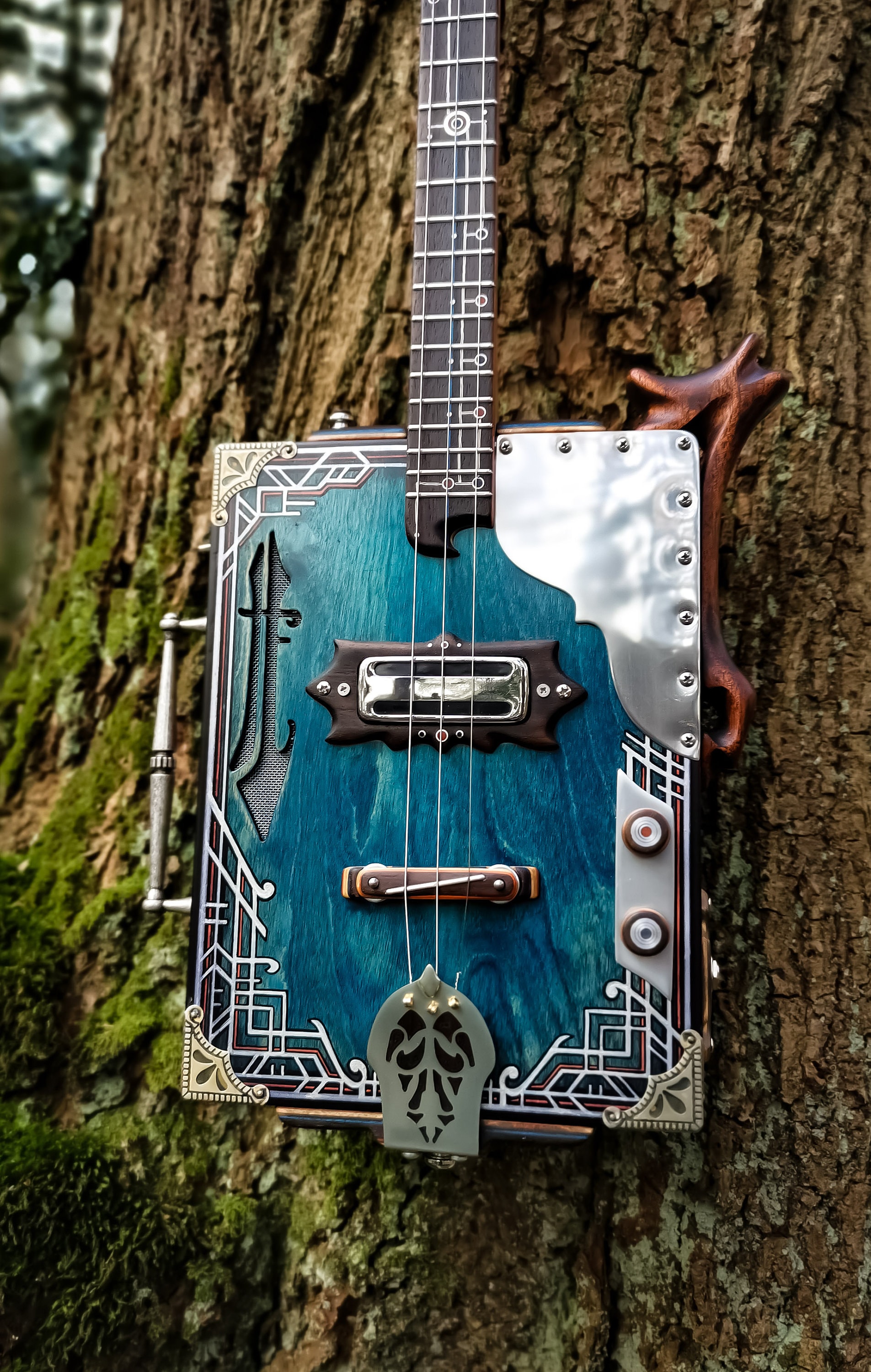 Cigar Box Guitar Paintings