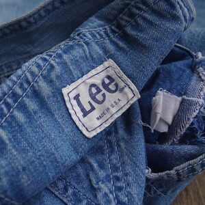 Vintage LEE Denim Overalls: 40s/50s Bib Overalls, W29 L34, Made in USA ...