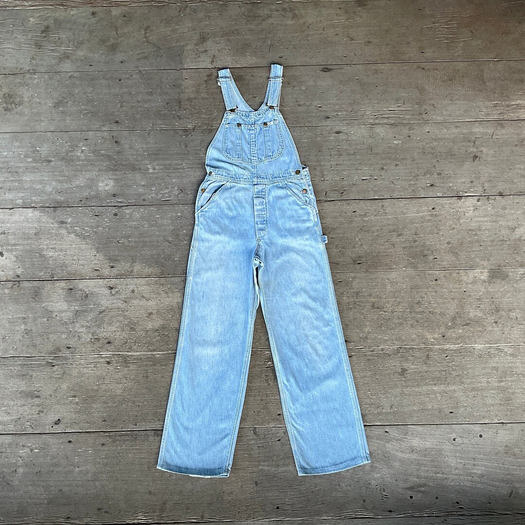 Faded,vintage 40s 50s LEE Overalls Size XS -S Waist up 30 L29.5 ...