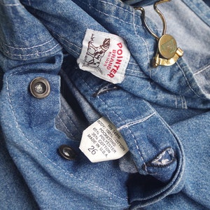 Perfect,vintage 70s 80s Pointer Brand Denim Overalls Size XS W23 -W26 ...