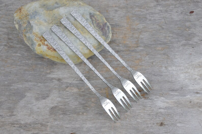 Vintage 4pcs Fork Stainless Supreme Japan Stainless Small,4pcs Fork ...