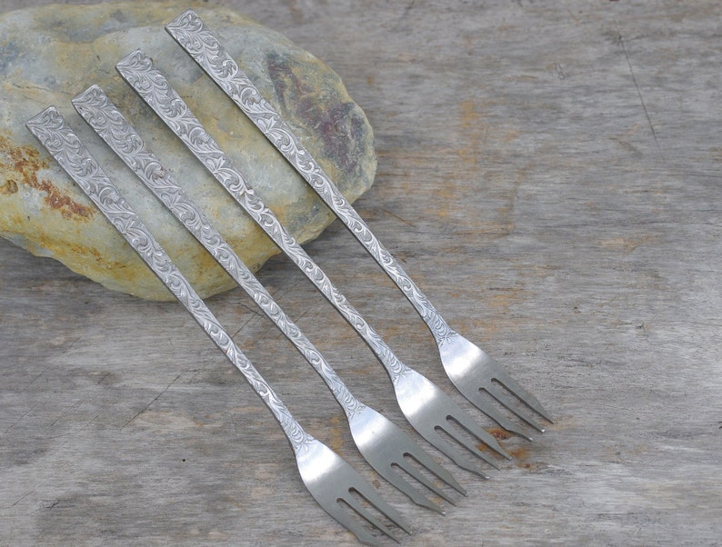 Vintage 4pcs Fork Stainless Supreme Japan Stainless Small,4pcs Fork ...