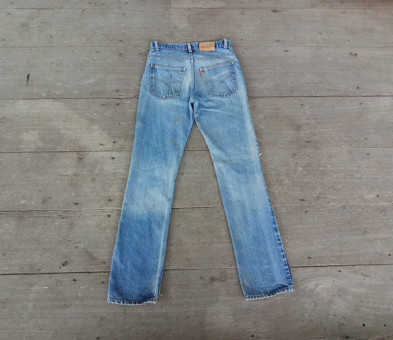 Beautiful ,faded Jeans ,vintage 70s Levis 509 0217 Orange Tag W32 L34 ...