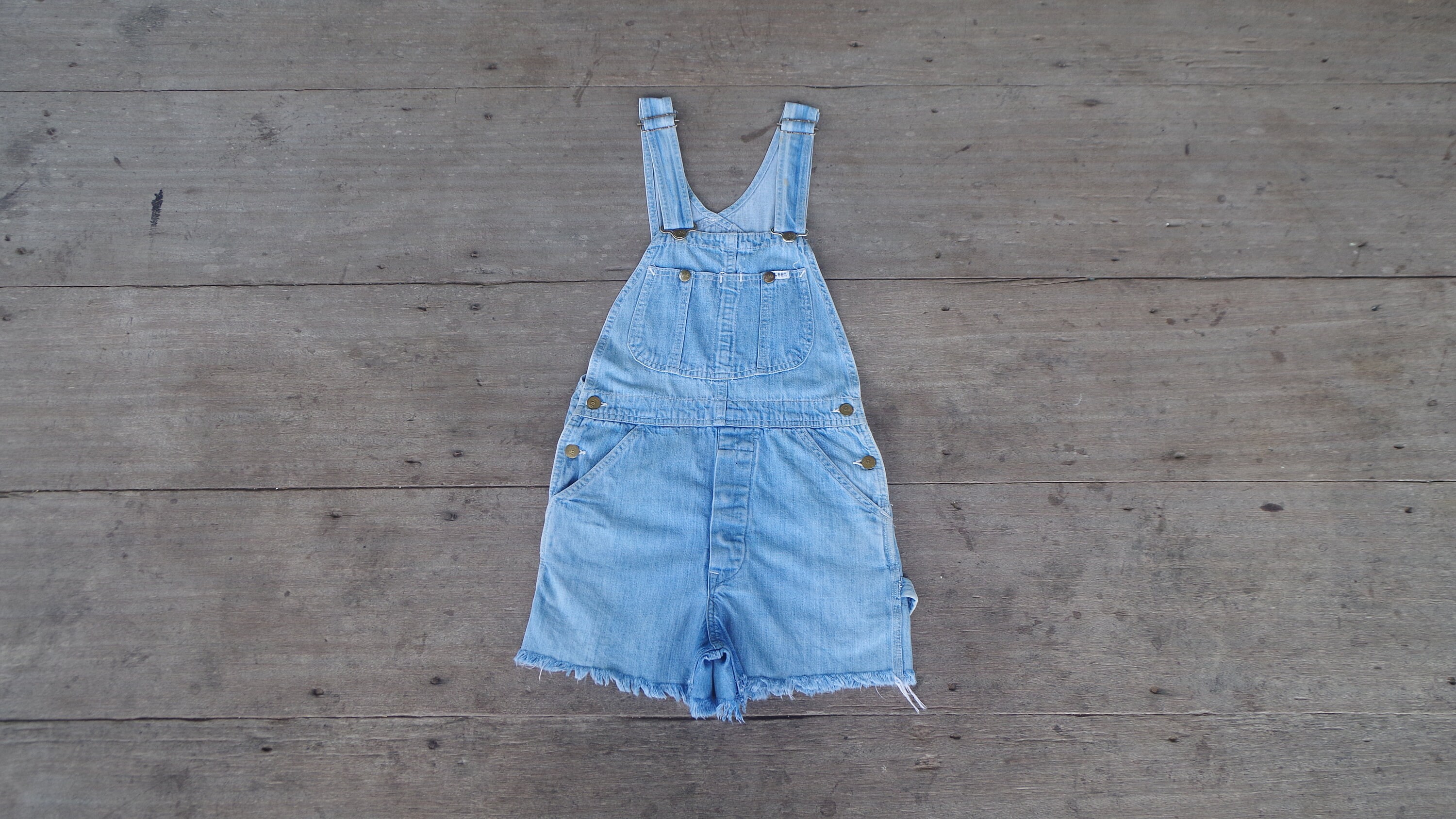 Rere vintage 40s 50s LEE Overalls Cut off Size XS W23 W26 - Etsy